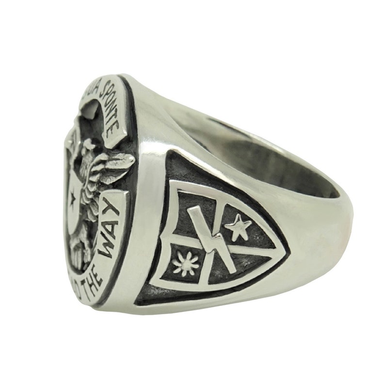 Rangers Sterling Silver Mens Ring Army 75th Ranger Regiment - Etsy