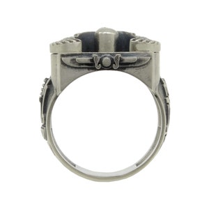 Egyptian Eagle Eye of Horus Sterling Silver 925 Falcon Men Ring Gift ...