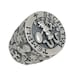 Knight Templar Sigil Abraxas Sterling Silver Men Ring - Etsy