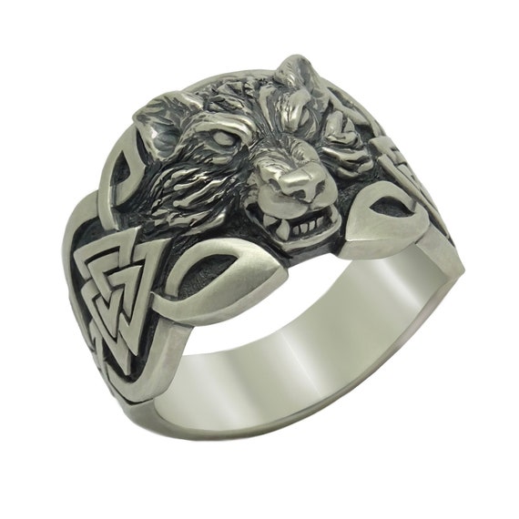 Viking Wolf Norse Mythology Symbol Sterling Silver Celtic - Etsy