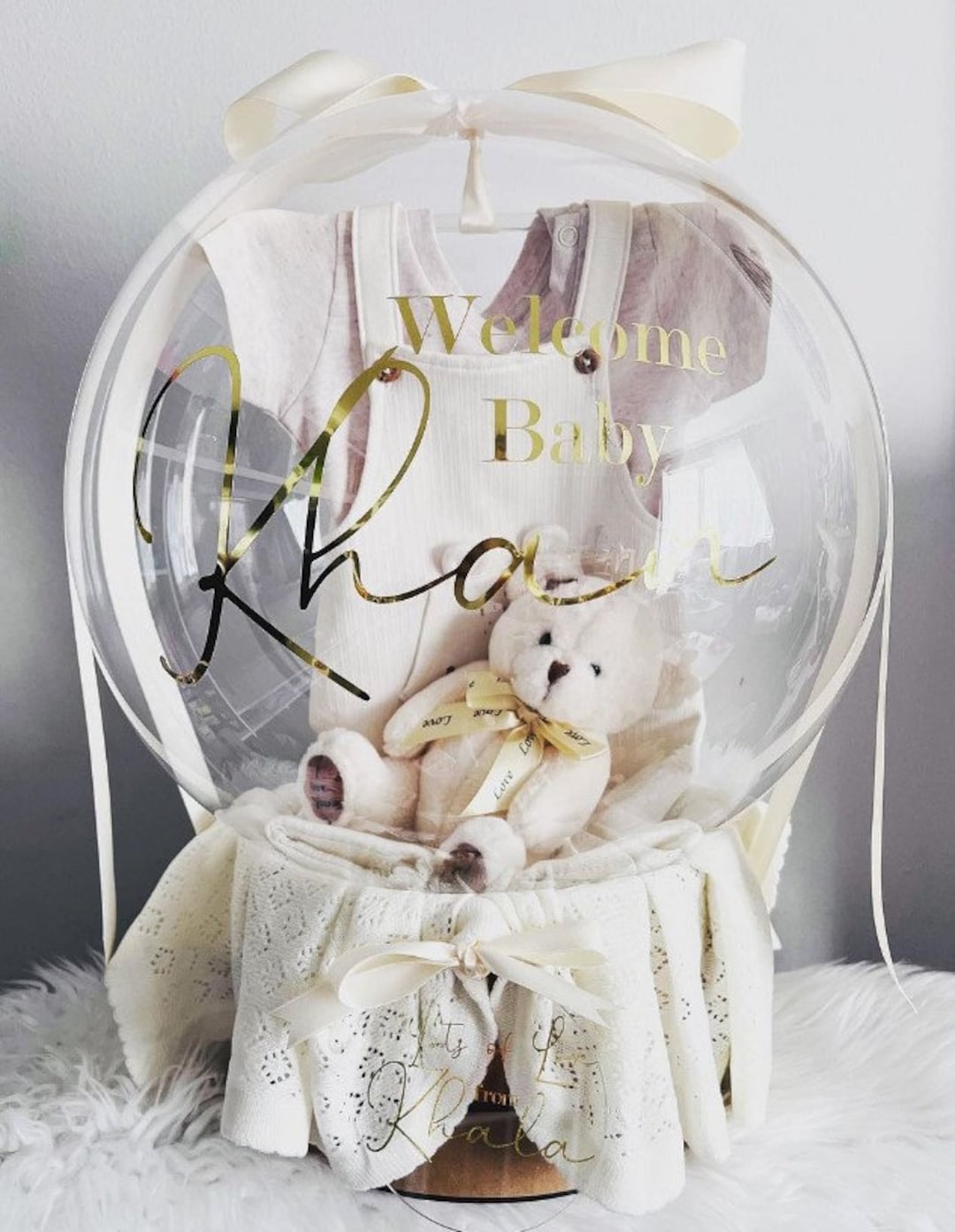 Deluxe Personalized Bubble Bouquet Baskets for Every Occasion Easter ...