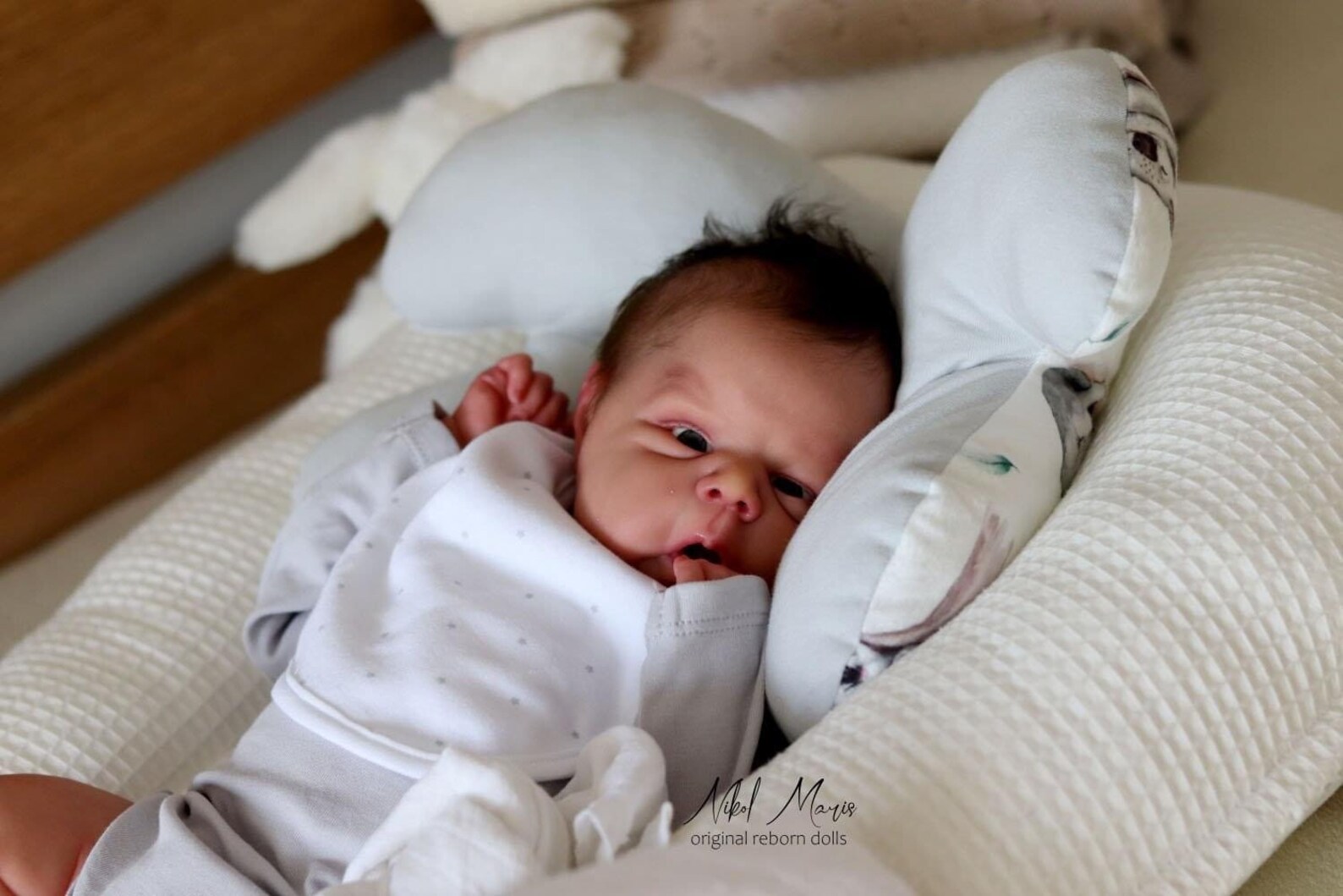 High End Newborn Vinyl Reborn Baby Art Doll Gouchin Custom - Etsy