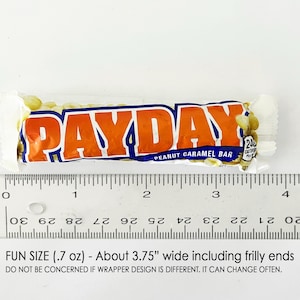 PAY DAY Fun-size Candy Wrappers — Lot of 18 — Personalized for ...