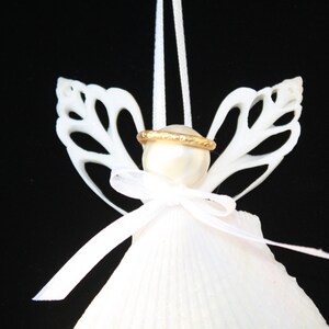Handmade Seashell Angel. Lima Lima Shell Angel. Seashell Ornament. - Etsy