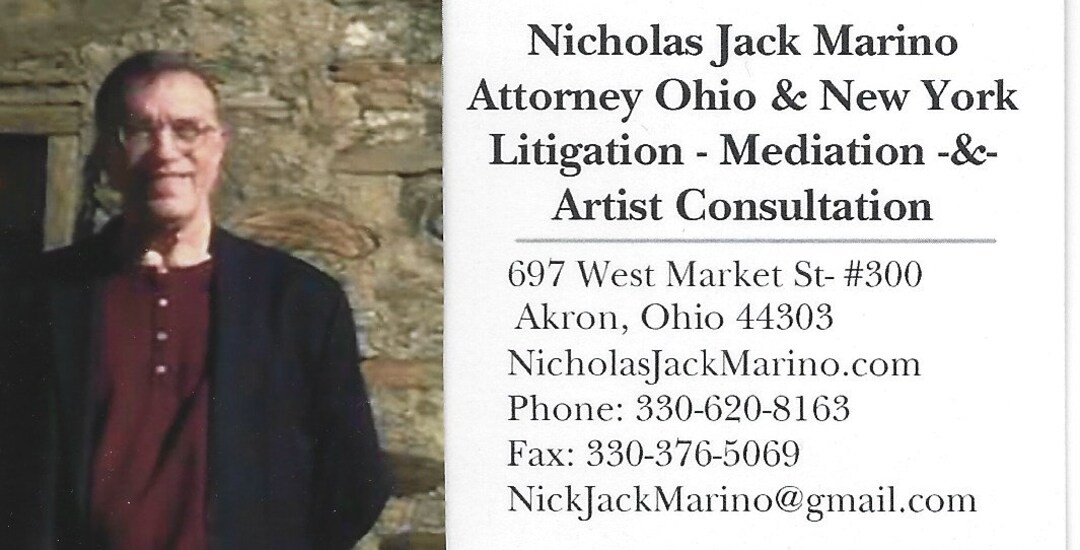 Nicholas (nick) Jack Marino -attorney- Ohio (1981) & New York (2003) - Etsy