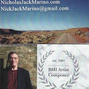Nicholas Jack Marino Publishing - { BMI & HFA Music Affiliate } - Etsy