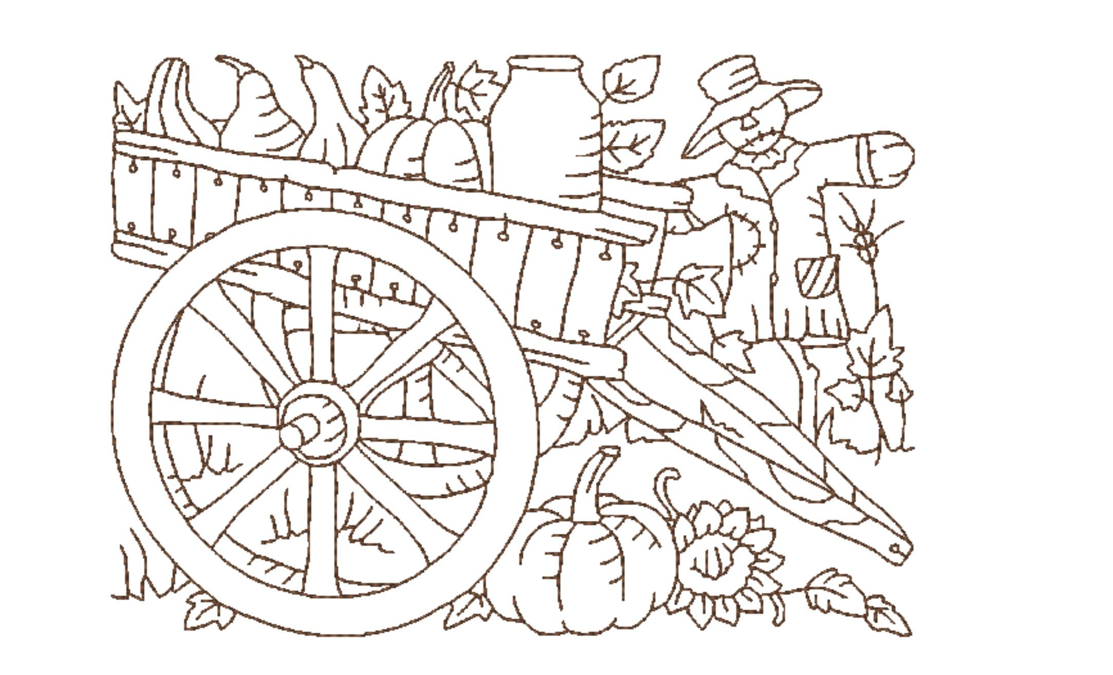 Autumn Wagons - Etsy