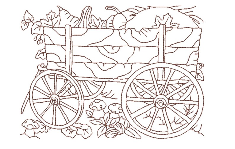 Autumn Wagons - Etsy