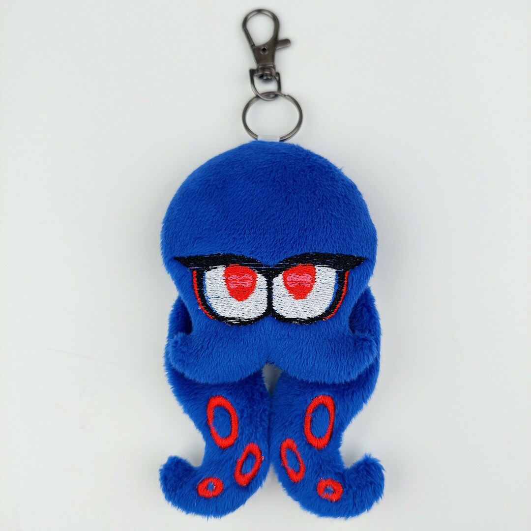 Octoling Shiver Plush Keyring With Optional Amiibo - Etsy