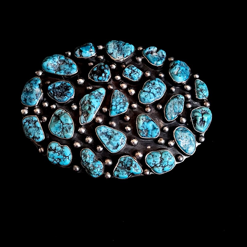 Turquoise Belt Buckle - Etsy