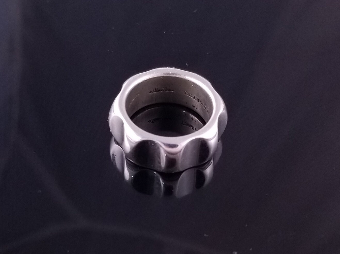 Authentic Vintage Tiffany Co. Sterling Silver Paloma s Groove Ring Size 5 1 2 Excellent Condition Etsy