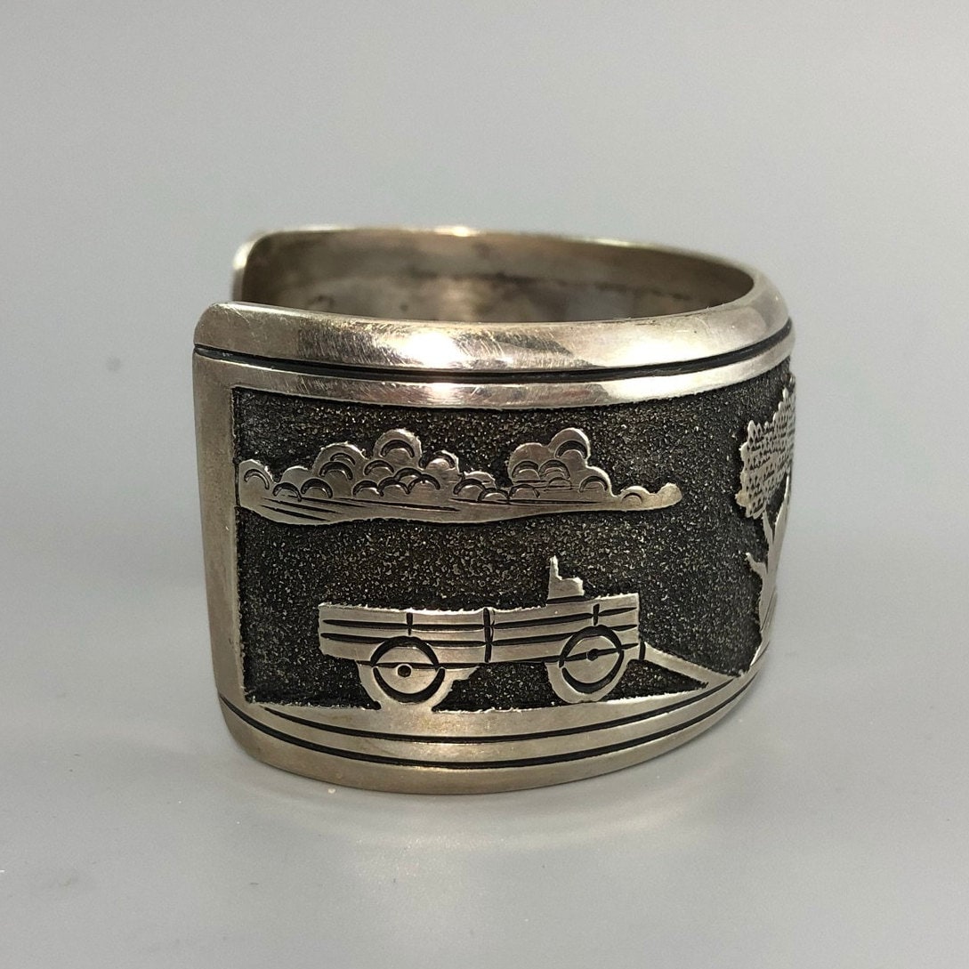 Tommy Singer Sterling Silver Navajo Cuff Bracelet Amazing | Etsy