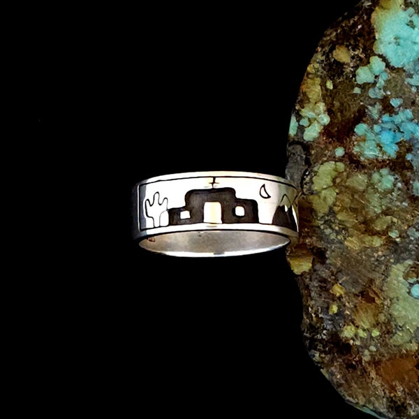 Navajo Story Teller Ring - Etsy