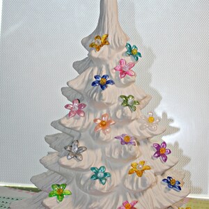 Small Flowers for Ceramic Trees in Assorted Colors, 15 per Package ...