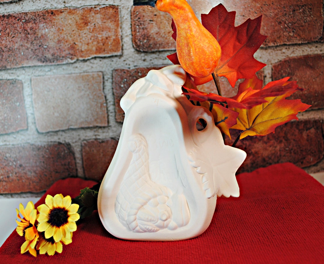 Autumn/thanksgiving Ornament in Ceramic Bisque, Unpainted Ceramics - Etsy