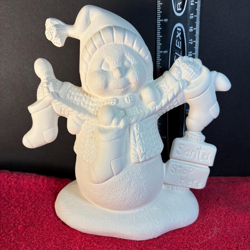 Ceramic Snowman - Etsy