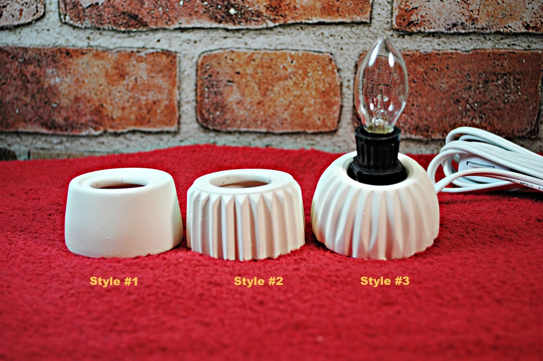 Tiny Ceramic Base With Pinch Light, Ceramic Accessories - Etsy