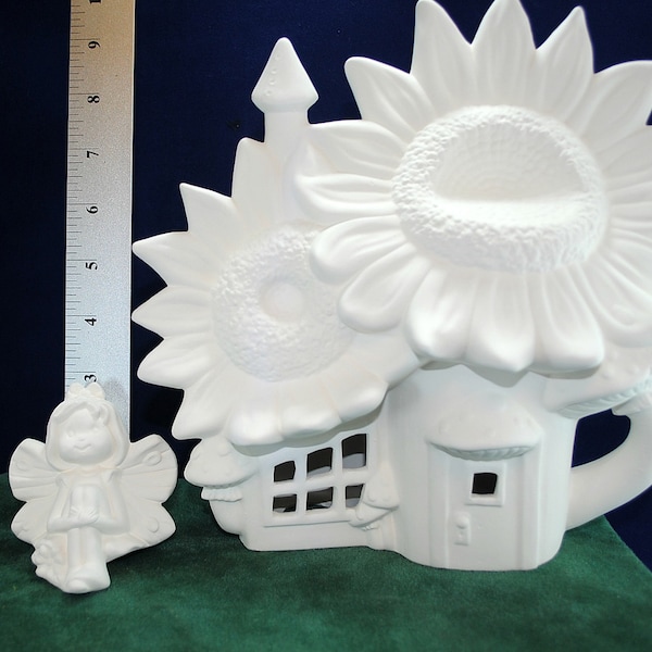 Sunflower Fairy House - Etsy
