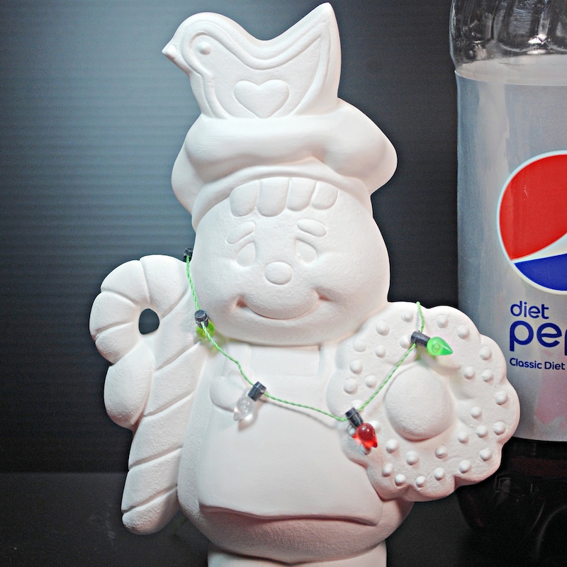 Candy Cane Ceramic Bisque - Etsy