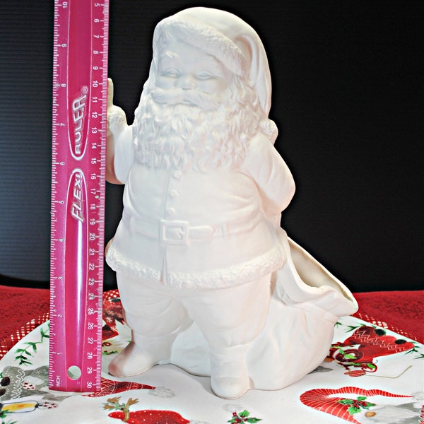 Ceramic Bisque Santa - Etsy