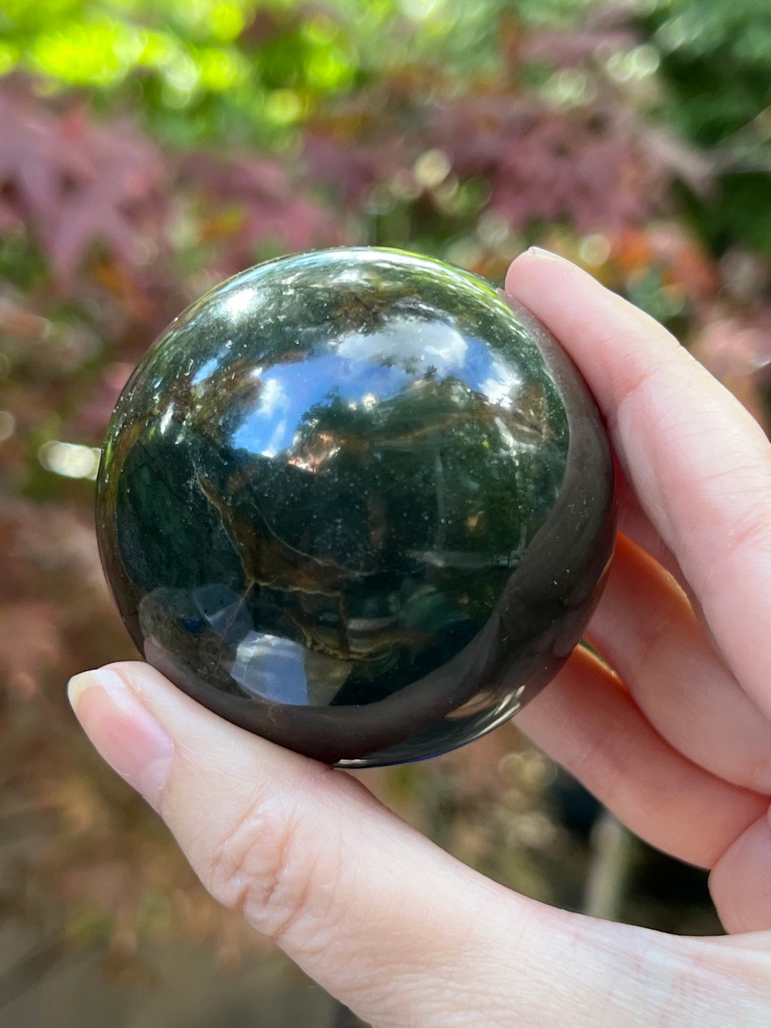 Jade Nephrite Himalayan Large Ball 1 268g 56mm - Etsy
