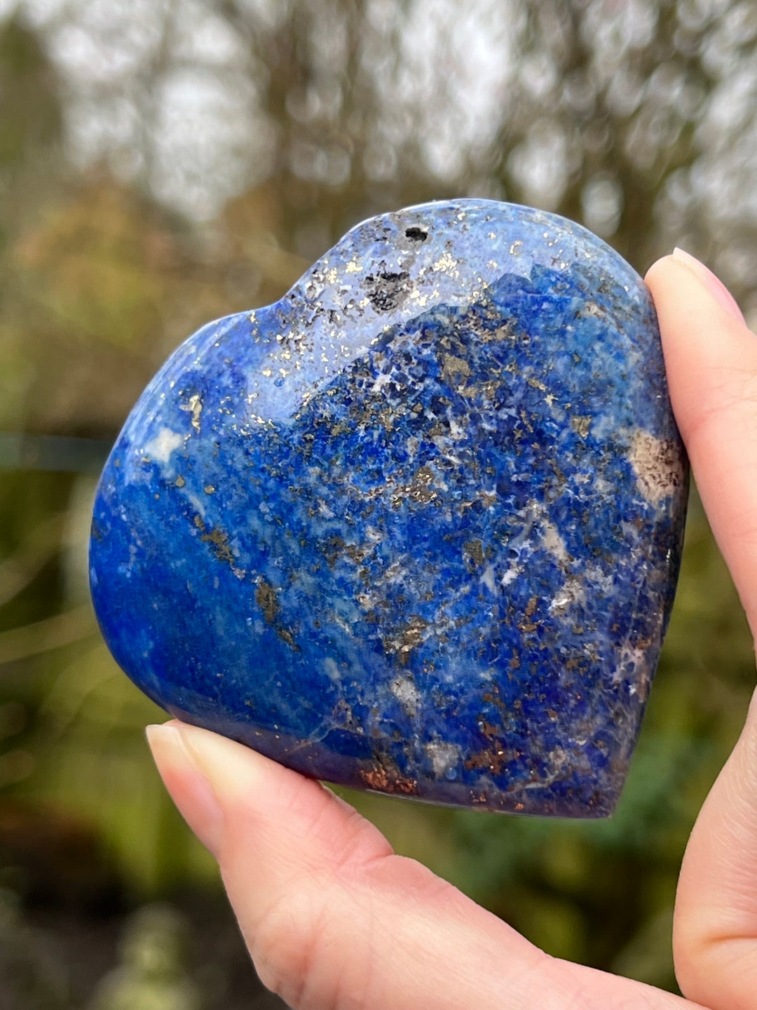 Lapis Lazuli High Grade Madani AAA Heart : Serenity / Peace / Self ...