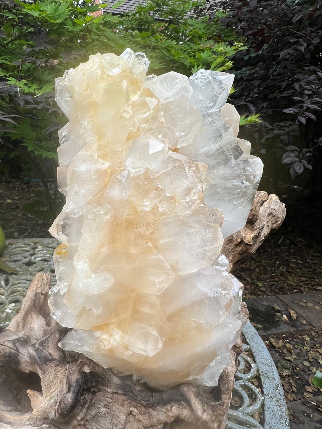 Clear Quartz Himalayan Cluster Bed : Master Healer 2384g Faden With ...