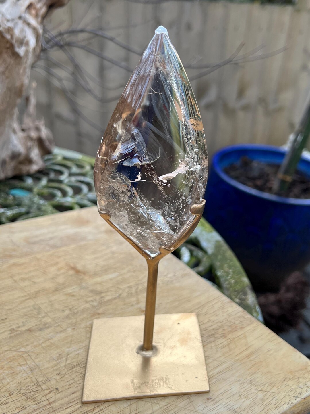 Brazilian Smoky Quartz Polished Flame AAA+ Rainbows Super Extra on ...