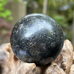 Nuummite Crystal Ball 248g 53mm Diameter 6 - Etsy