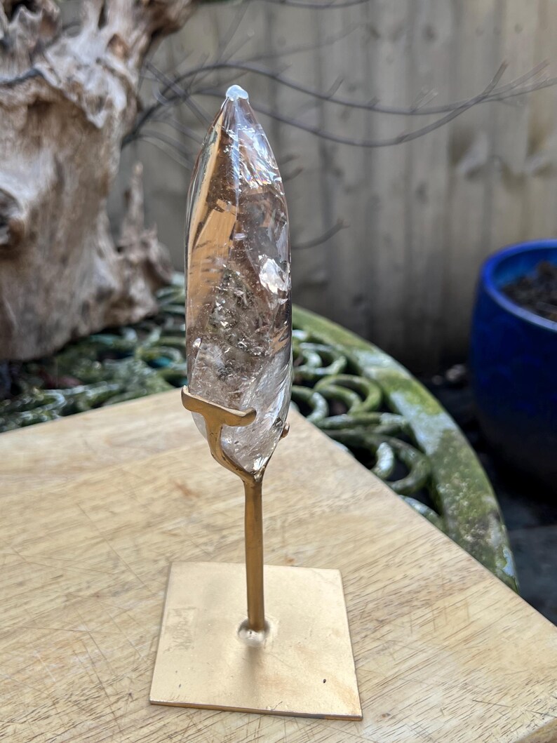 Brazilian Smoky Quartz Polished Flame AAA+ Rainbows Super Extra on ...