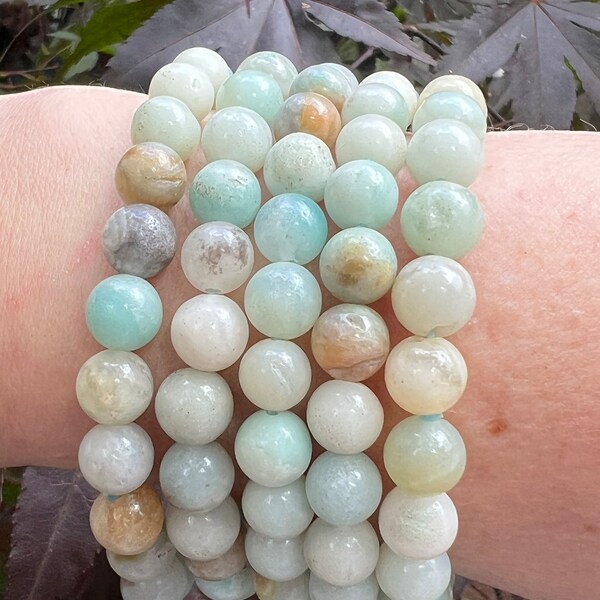 Blue Calcite Crystal Bracelet - Etsy