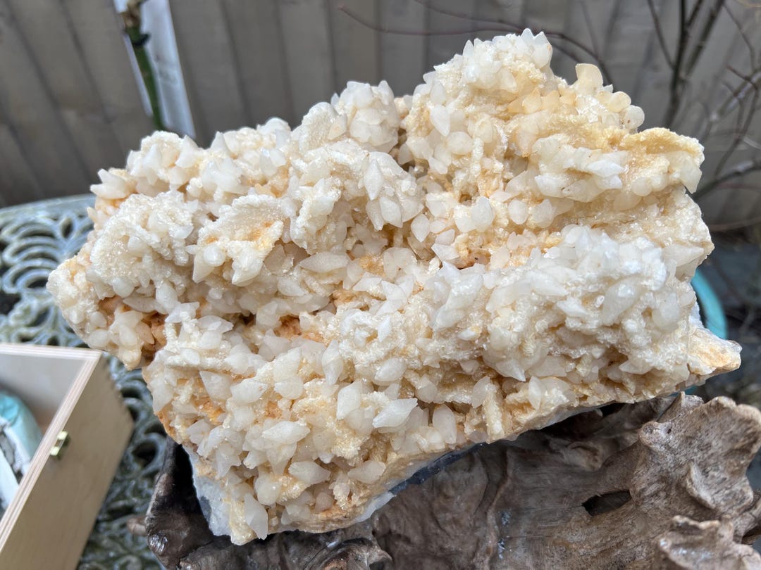 Calcite Clear Cluster Rare Large Creamy Yellow Pointed AM67 6355g - Etsy