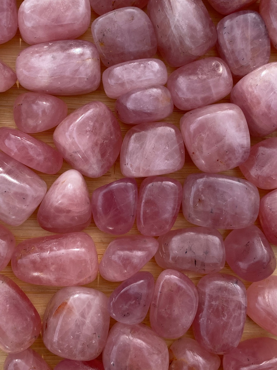 Rose Quartz Deep Pink Tumblestone Madagascan 20 to 30mm - Etsy