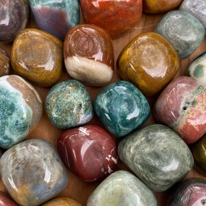 Ocean Jasper Tumblestone 20mm to 30mm - Etsy UK