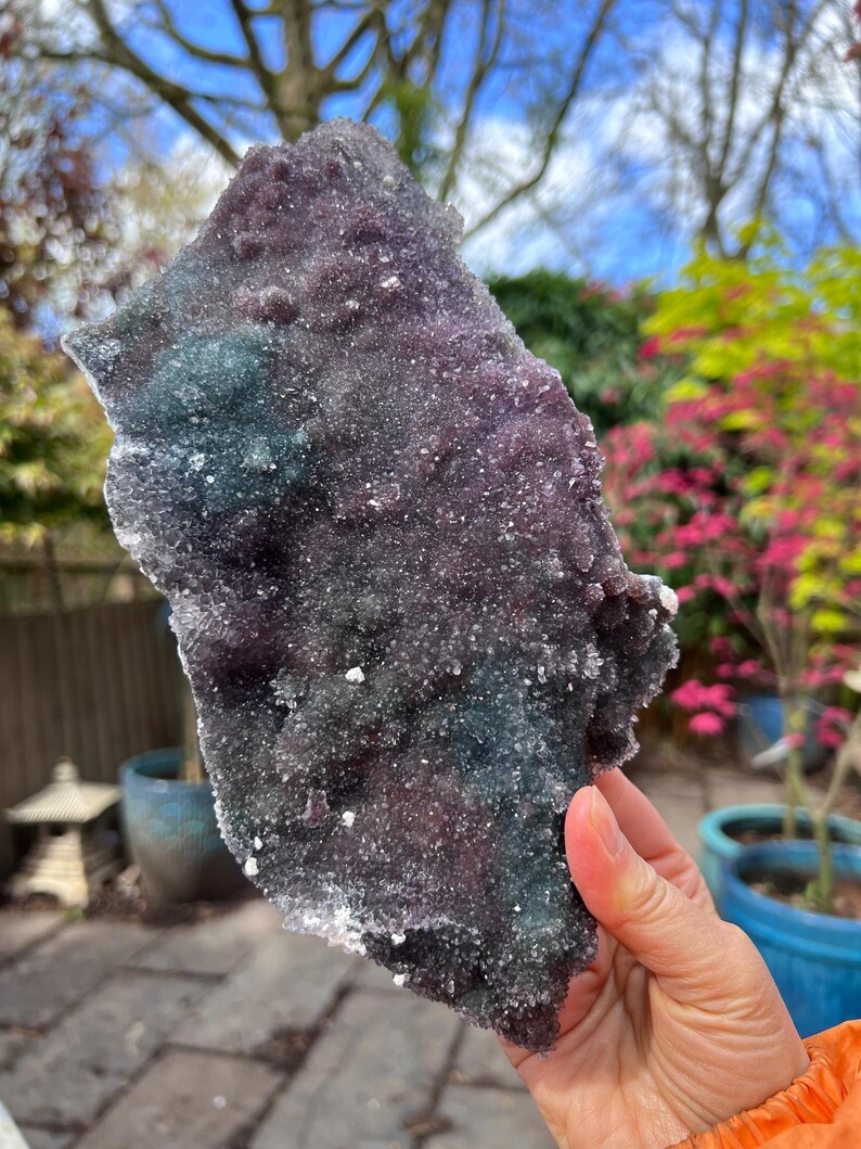 Amethyst Flower Purple Brazilian Large High Grade Stalactite Cluster ...