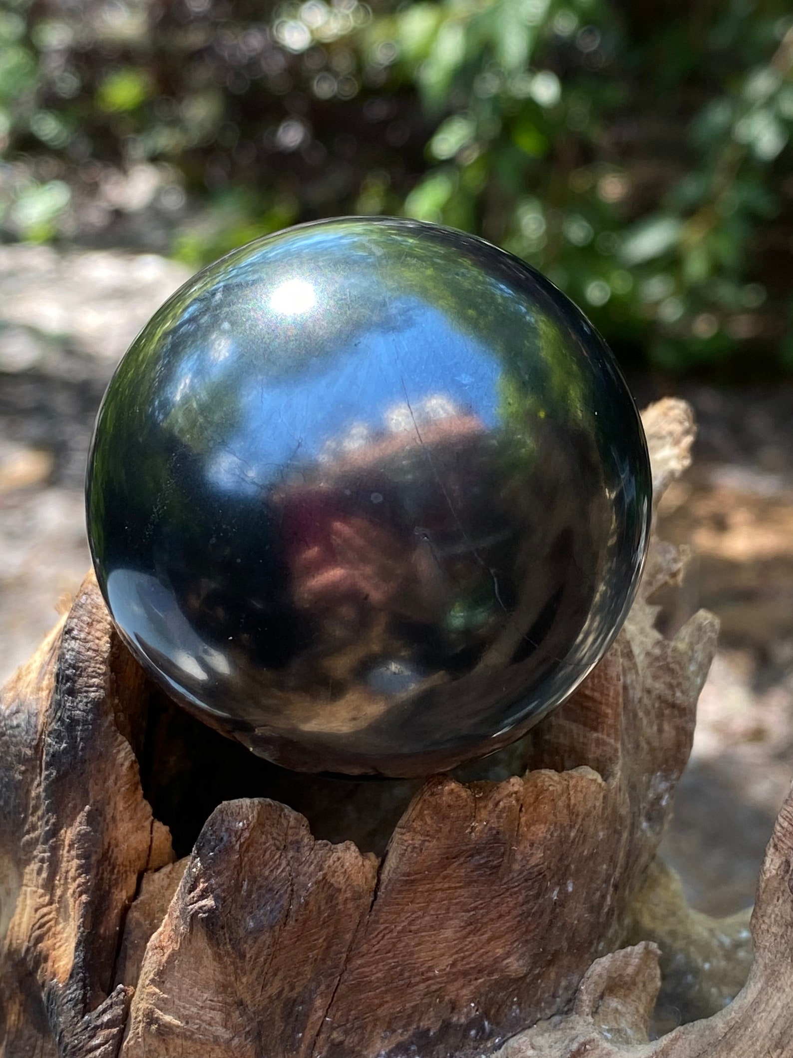 Large Shungite Crystal Ball AAA 50mm | Etsy