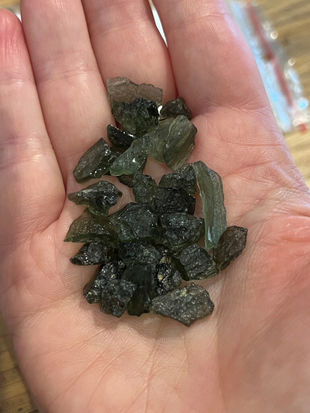 Moldavite Czech Vrábečsko Genuine Specimen Tektite for One. - Etsy