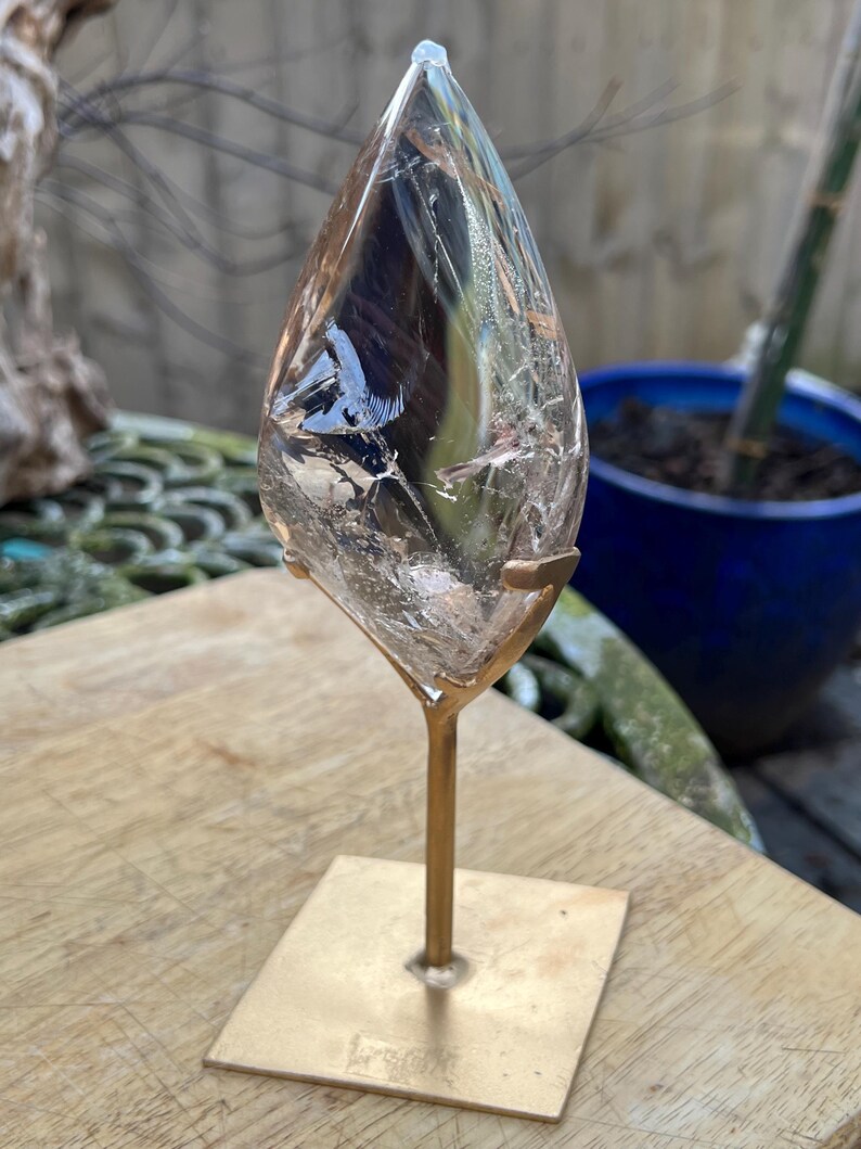 Brazilian Smoky Quartz Polished Flame AAA+ Rainbows Super Extra on ...