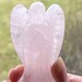 Rose Quartz Large Angel 50mm 27g Heart Chakra Love & Acceptance - Etsy