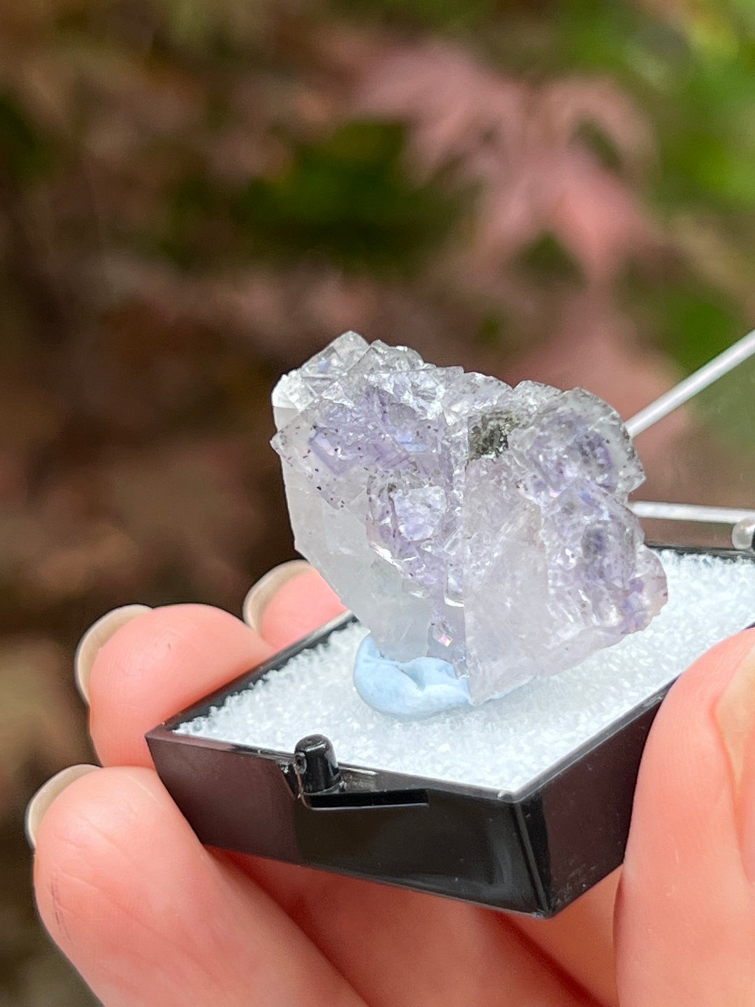 Fluorite Clear Purple Cubic Matrix Cluster Specimen Yaogangxian AAA in ...