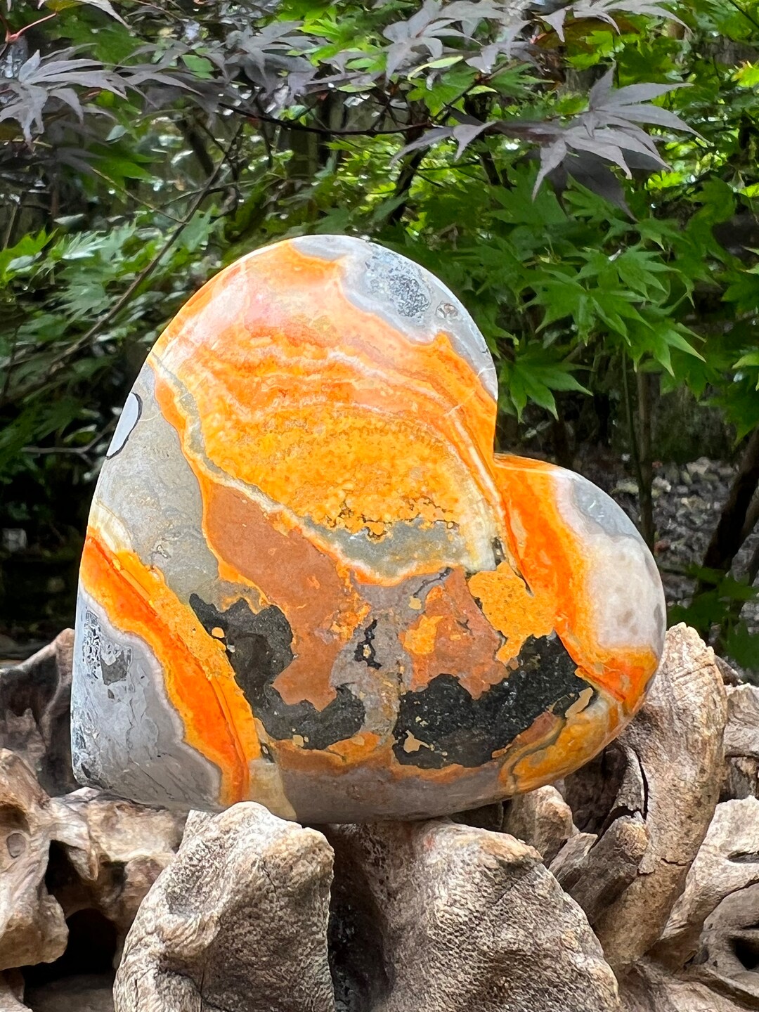 Bumblebee Jasper Heart AAA : Inspiration / Intention / Creativity 18 - Etsy