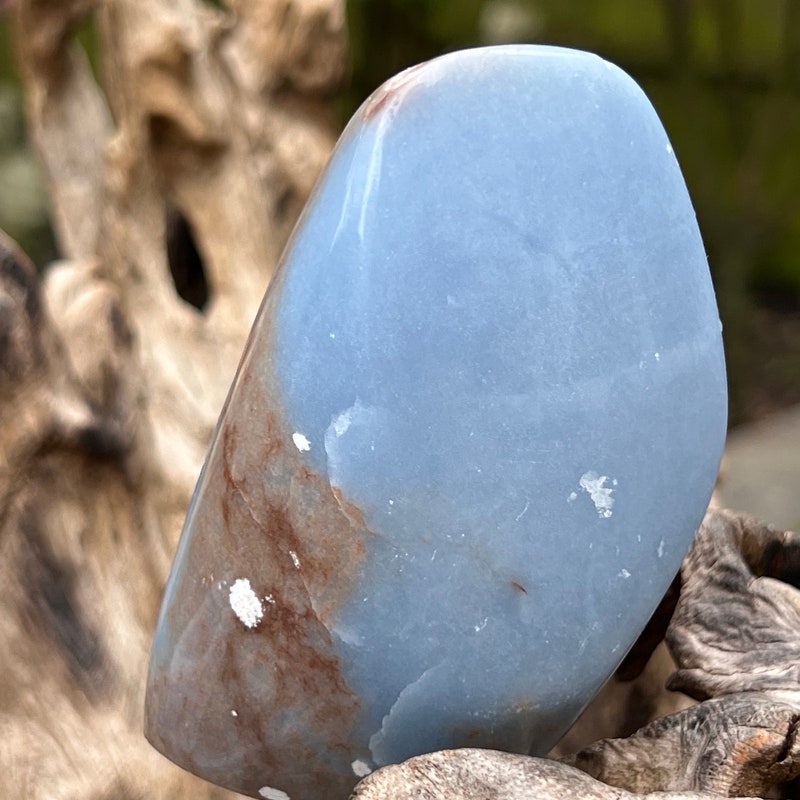 Angelite Crystal - Etsy