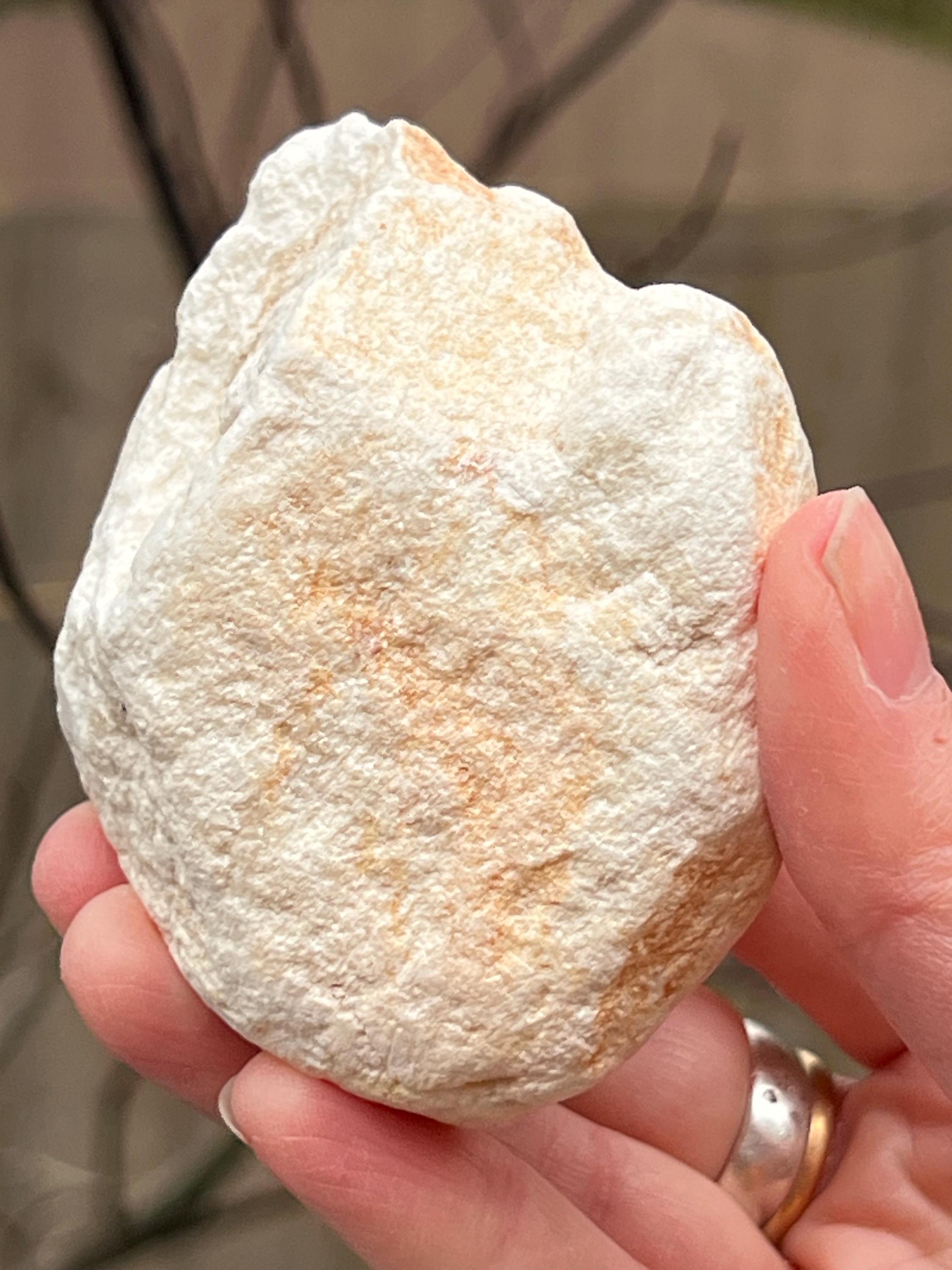 Raw White Talc Crystal, Calming Mineral Stone, Brumado Brazil - Etsy