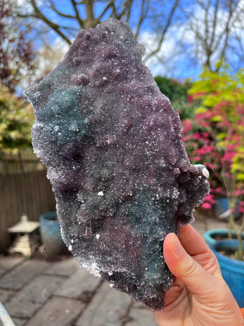 Amethyst Flower Purple Brazilian Large High Grade Stalactite Cluster ...