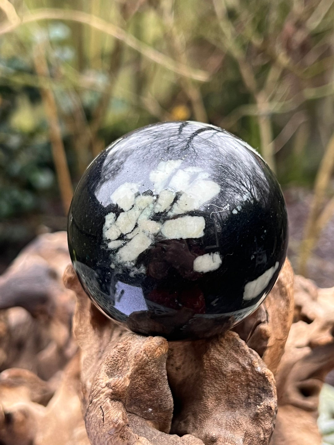 Chrysanthemum Stone Ball / Peony Crystal 65mm 1 - Etsy