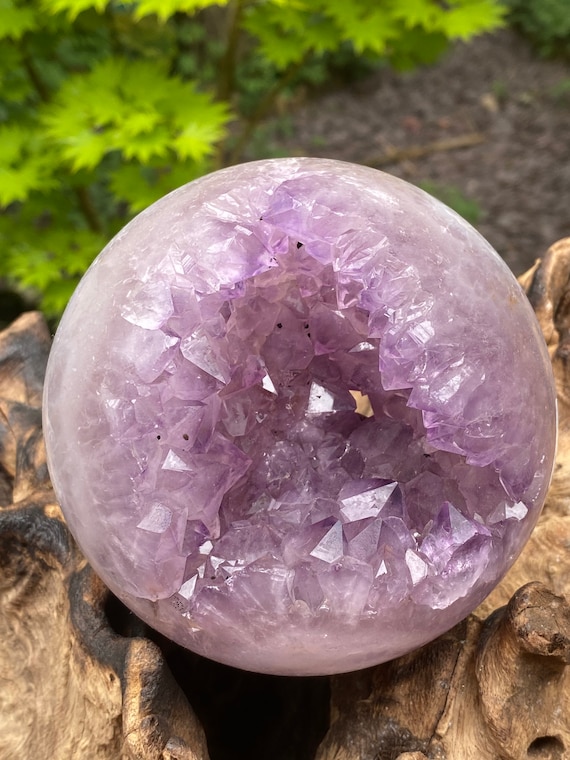 Amethyst Uruguay Double Open Geode Ball Sphere AAA 1780g | Etsy