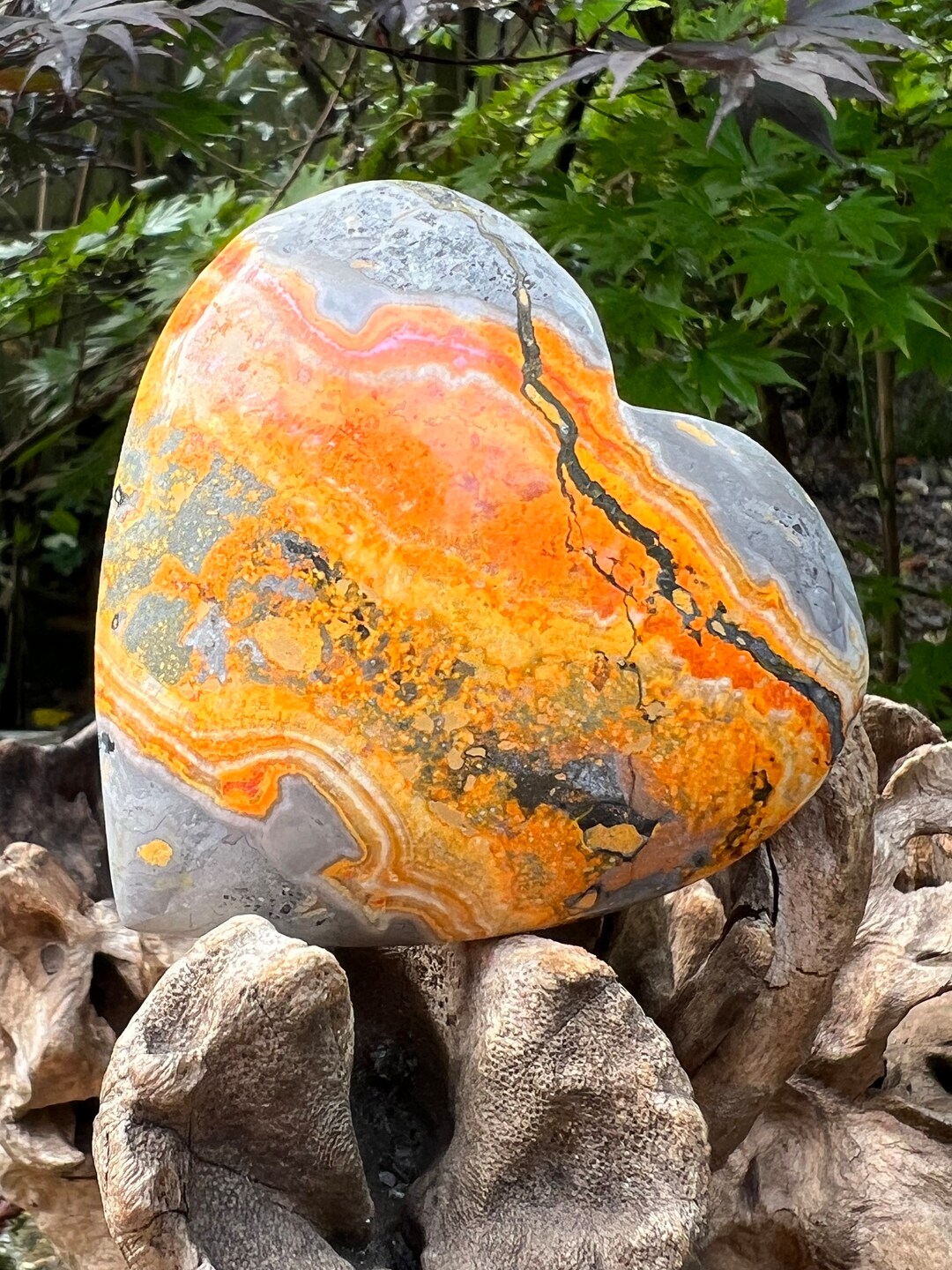 Bumblebee Jasper Heart AAA : Inspiration / Intention / Creativity 13 - Etsy