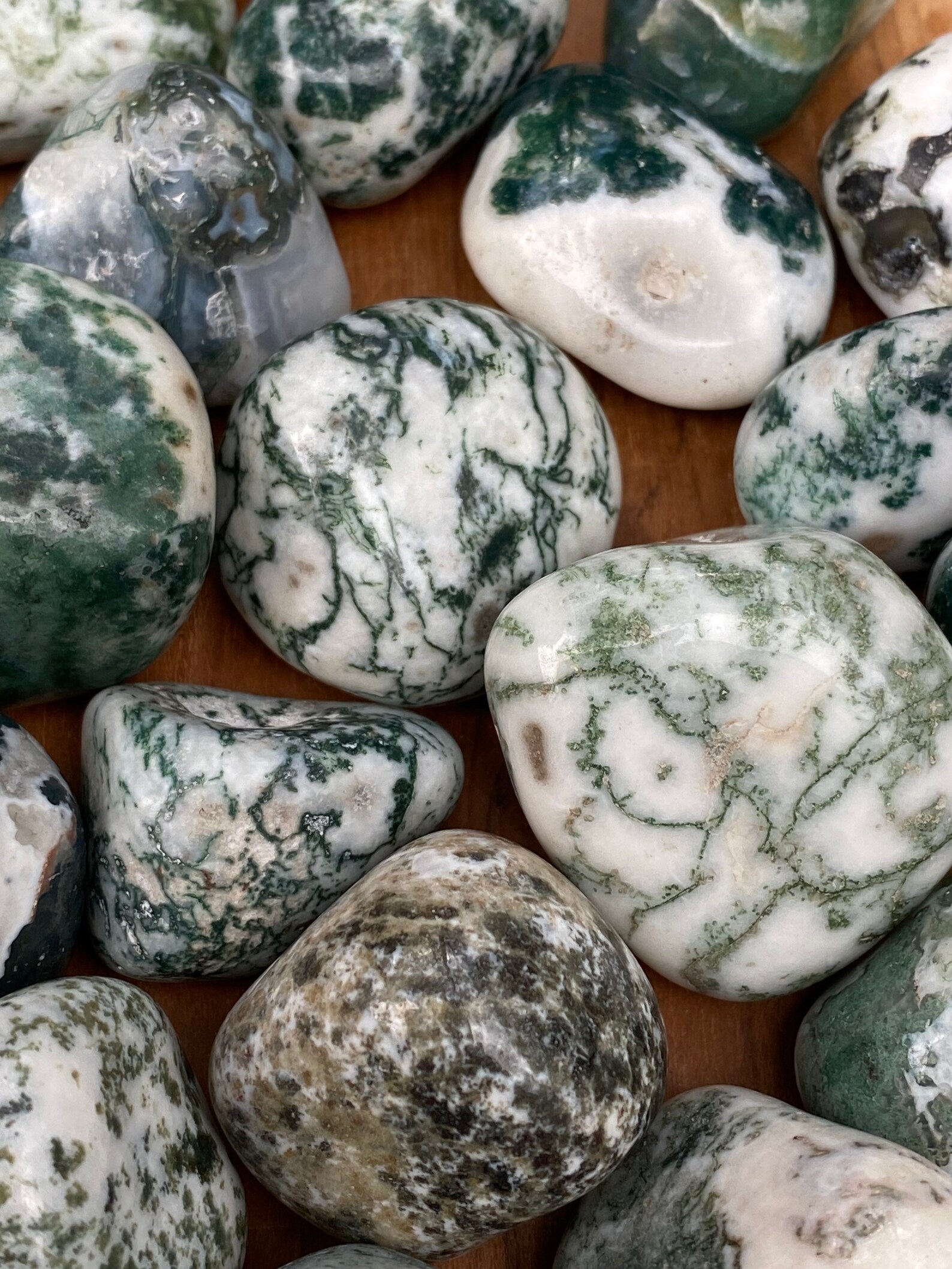 Tree Agate Tumblestones 30/40mm - Etsy