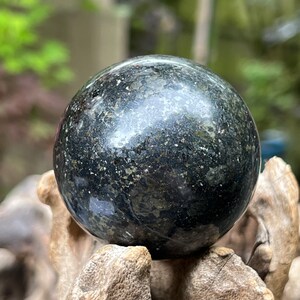 Nuummite Crystal Ball 248g 53mm Diameter 6 - Etsy