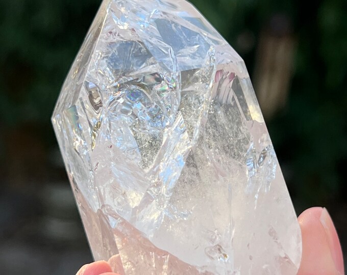 Fire and Ice Clear Quartz With Rainbows Brazilian AAA+ 156g 54 - Etsy